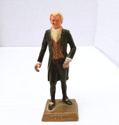 Marx Toys James Monroe 5th President Miniature Statue Vintage Plastic ...