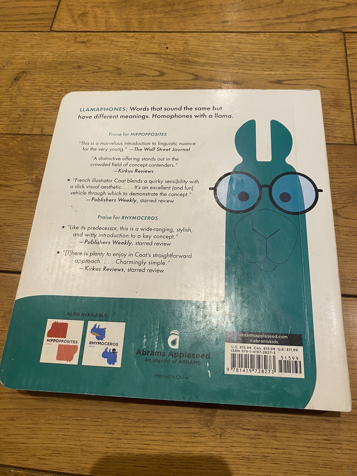 Llamaphones A Grammar Zoo Book, Janik Coat, Hardback 9781419728273 ...