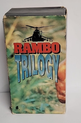 Rambo Trilogy (VHS, 1998) Sylvester Stallone First Blood 1 and II ...