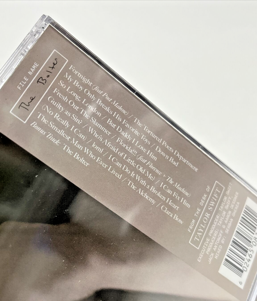 Taylor Swift The Tortured Poets Department TTPD Deluxe CD “The Bolter ...