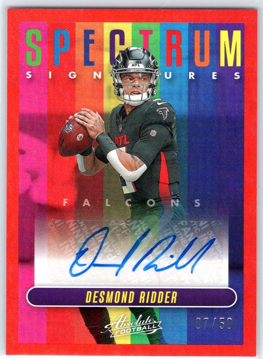 2023 Panini Absolute - Spectrum Signatures Desmond Ridder #SPEC-DR ...