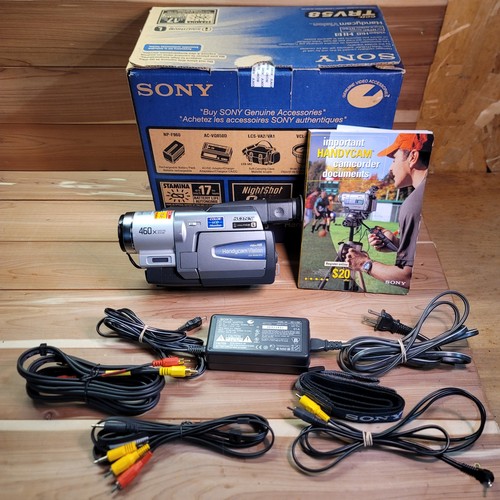 Sony CCD-TRV58 Hi8 Handycam Transfer Camcorder Tested Works W/ Cords NO ...