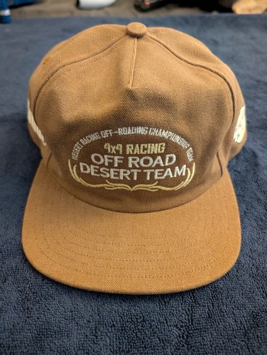 Rhude Desert Off-Road Racing Snapback Hat New Brown Authentic | eBay
