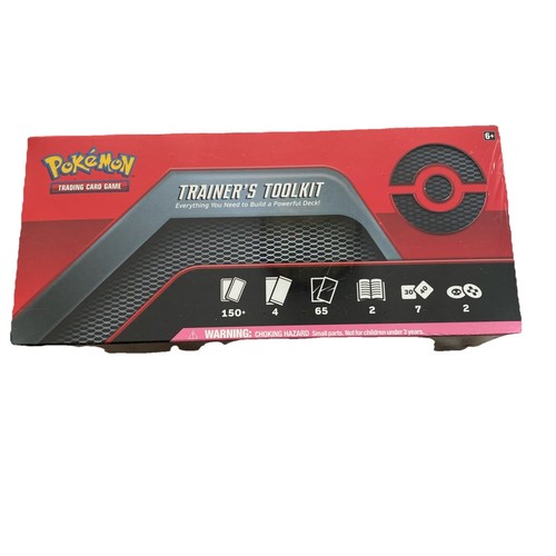 Pokemon TCG 2020 Red Trainer's Toolkit Box 4 Booster Packs NEW SEALED ...