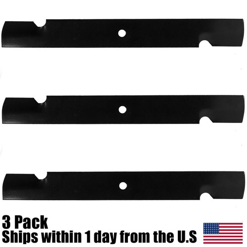 3PK Lawn Mower Blades for Snapper Pro 61" Decks S125XT S175X S200XT ...