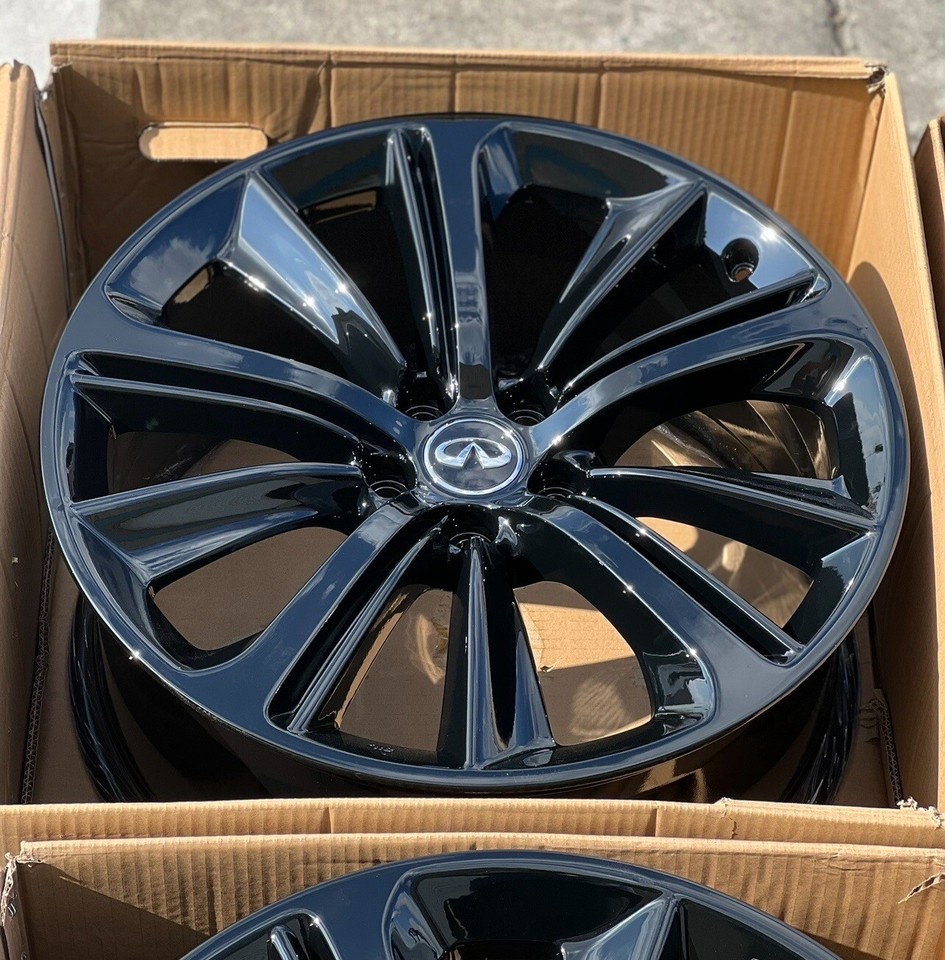 20” INFINITI INFINITY Q60 Q50 RED SPORT REDSPORT BLACK WHEELS RIMS ...