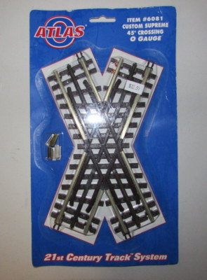ATLAS O-SCALE 45 DEG CROSSING #6081 (LOT 879) | eBay