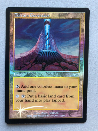 Mtg Carte Magic Nemesis Terrain Generator FOIL English /LP | eBay