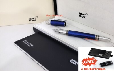 ⭐Montblanc* Starwalker 9976 Cool Blue Ink Pen # "Fountain" | eBay