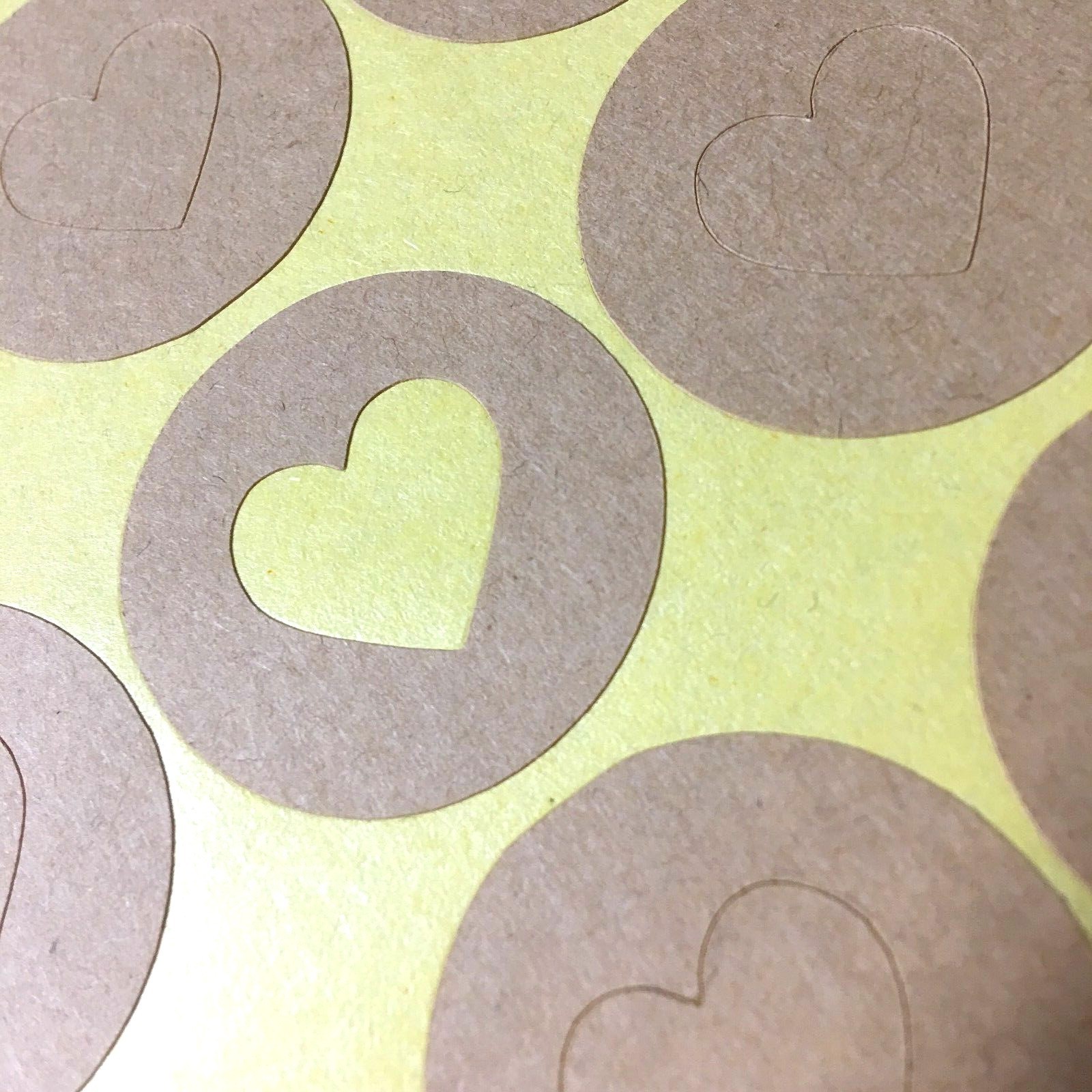 Heart Circle Sticker Packaging Seal Gift Wedding Birthday Shower | eBay
