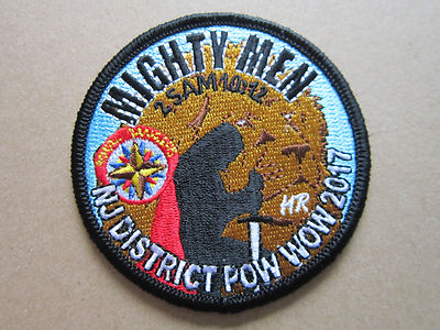 Mighty Men NJ District Pow Wow BSA Cloth Patch Badge Boy Scouts ...