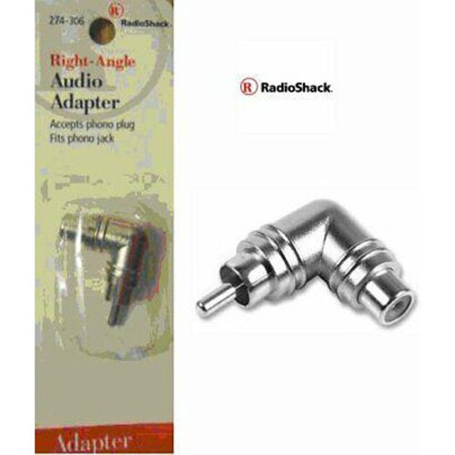 RadioShack Right Angle Adapter Phono Jack to Phono Plug | eBay