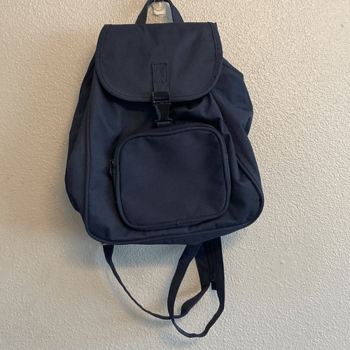 Classic navy blue mini vintage 90’s backpack | eBay