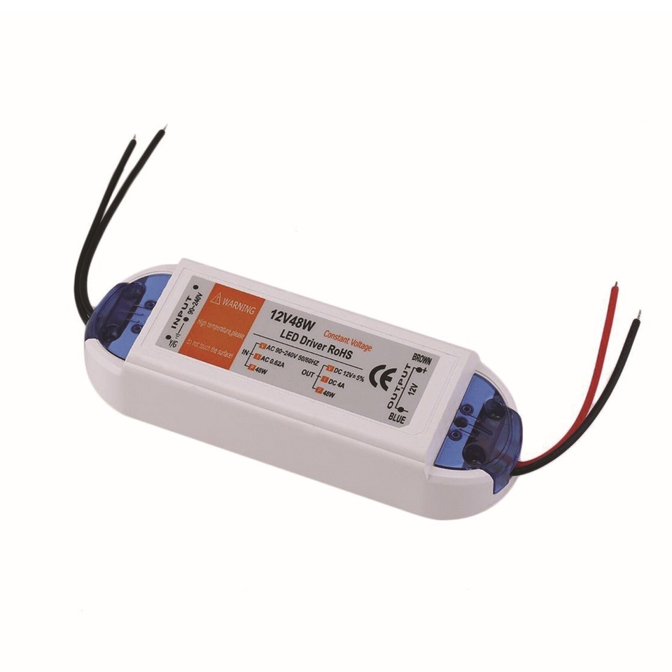 12V LED Driver Power Supply Transformer 240V - DC 12V for LED Lighting ...