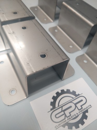 50mm x 50mm Timber post to wall Brackets clips Stainless steel Trellis ...