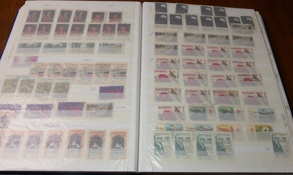 Lindner Stock Book Stamp Album 1169-U 60 White Pages w/2500+ US Stamps ...