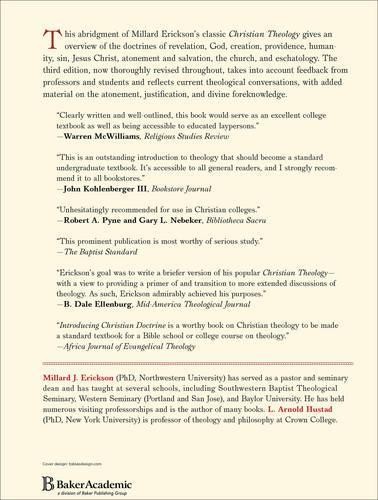 Millard J. Erickson L. Arnold H Introducing Christian Doc (Hardback ...