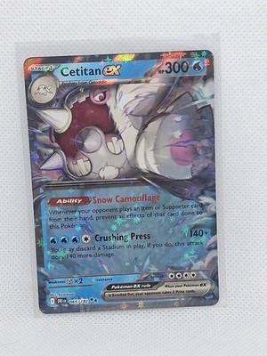 Pokémon TCG Cetitan EX 65/182 | eBay