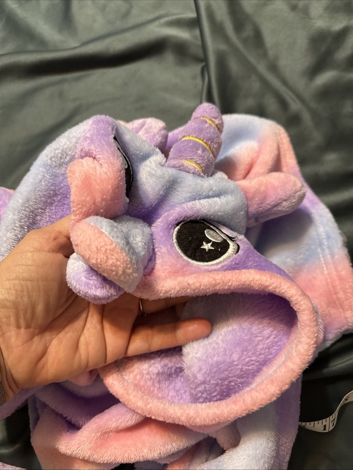 Doctor Unicorn Robes Girls Size 4-5T Rainbow Pockets Tie | eBay