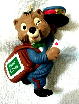 Hallmark Tree Ornament MAILMAN FIGURE 1994 "Extra Special Delivery" 2 1 ...