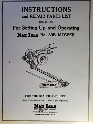 Farm Implement Parts - New Idea Mower