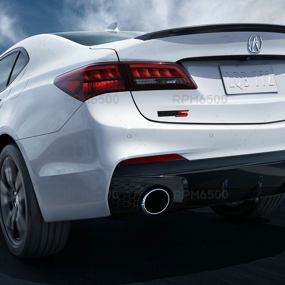 3pcs Acura Type S Side Fender & Truck Badge Logo Sport Emblem Nameplate ...