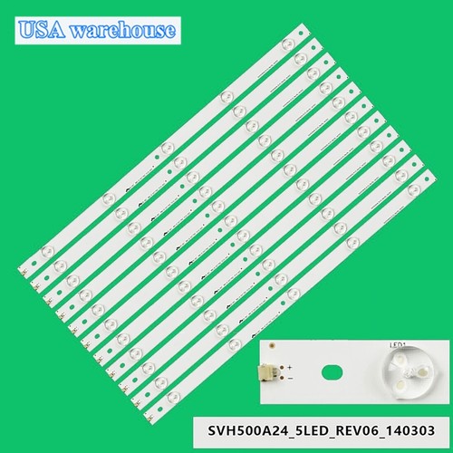 11Pcs LED strips 5leds For Insignia NS-50D421NA16 NS-50D550NA16U RSAG7 ...