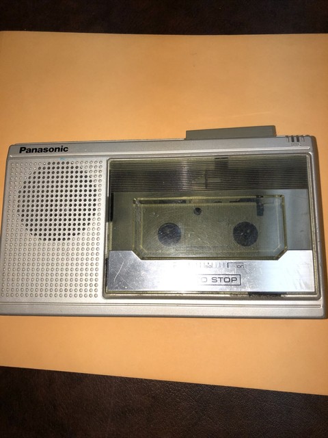 Panasonic 1980s Mini Cassette Recorder Rq-341 Vintage Tape Player for ...