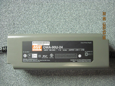 OWA-90U-24 MEAN WELL AC ADAPTER | eBay