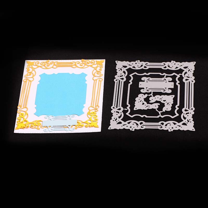 Metal Cutting Dies Layer Frame Scrapbooking Card Embossing Stencil ...