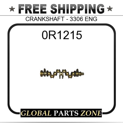 0R1215 - CRANKSHAFT - 3306 ENG 2W7458 4N7693 4N7696 4N7697 0R5172 ...