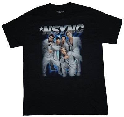 NSYNC - Group - T SHIRT S-M-L-XL-2XL Brand New Official Bravado ...