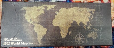 Vintage Style 1502 World Map Series Calligraphy Black Feather Pen Set ...