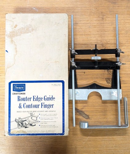 Sears Craftsman Router Edge Guide and Contour Finger 9-25173 Made In ...