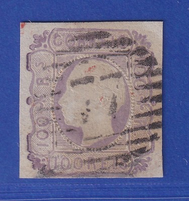 Portugal 1862 König Luis I. 100 Reis Mi.-Nr. 16 mit Rost-Nr.-O | eBay