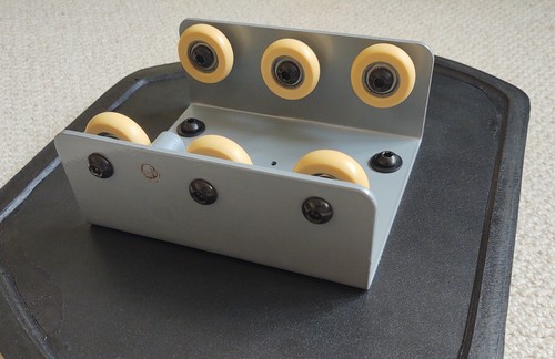 Rowing machine seat wheel. Nylon roller with bearing 8x36x10mm-see ...