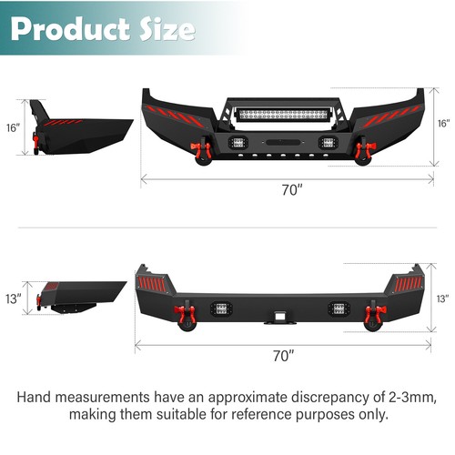 Front /Rear Bumper for 1999-2004 Jeep 2nd Gen Grand Cherokee WJ ...