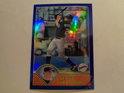 2003 Topps Chrome Refractor Sean Burroughs Card #198 Serial #675/699 | eBay