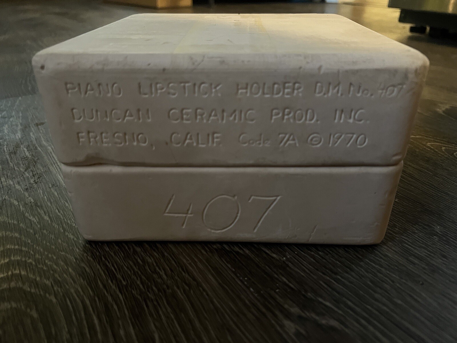 1970 Duncan Molds DM 407 Piano Lipstick Holder Ceramic Slip Casting ...