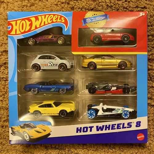 RARE Hot Wheels 8 Pack SKYLINE GOLD NUGGET Honda Civic Porsche ...