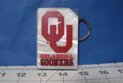 Vintage Oklahoma OU Sooners Key Chain Picture ID Holder | eBay