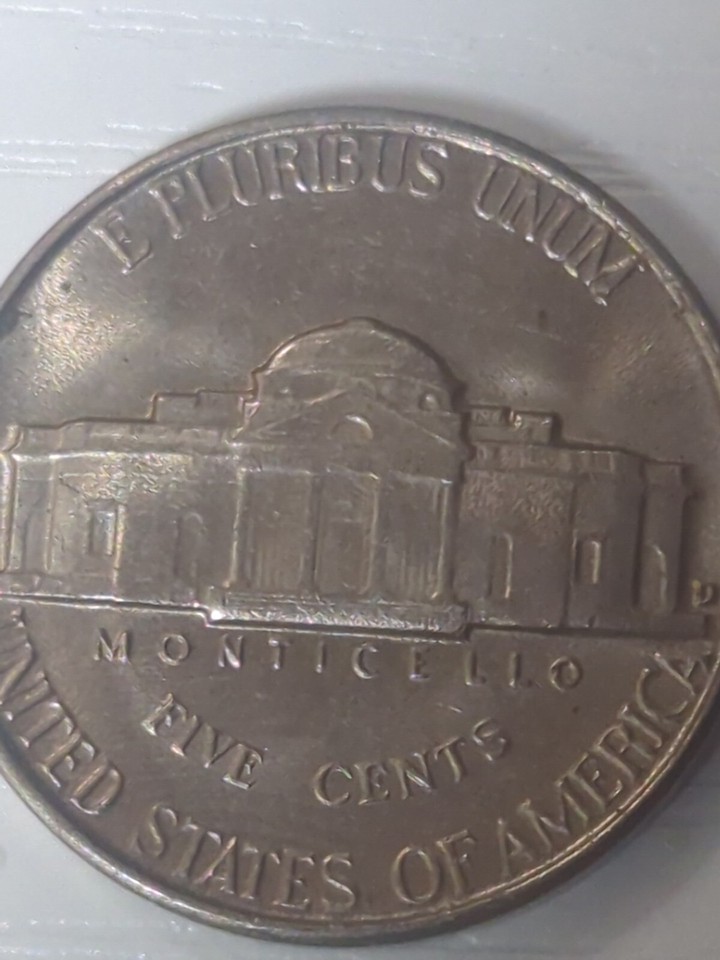 1951 D Jefferson Nickel Mint Mark Error Lettering Errors Doubling | eBay