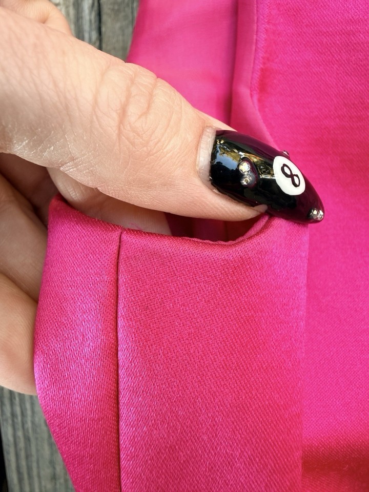 1960s Vintage Handmade Hot Pink Fuchsia Diamond Brooch Mini Dress | eBay