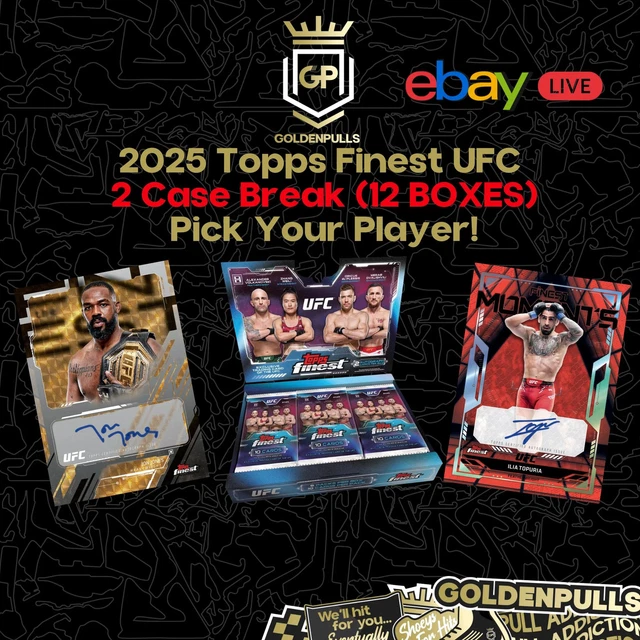 2025 Topps Finest UFC 2 CASE BREAK (16 Boxes TOTAL) #EL78 - eBay Live