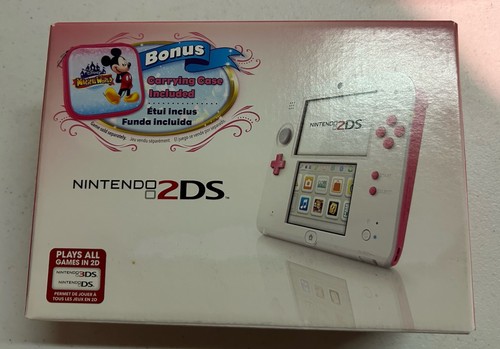 Nintendo 2DS Disney Carry Case Peach Pink GameStop Ex. New Sealed READ ...