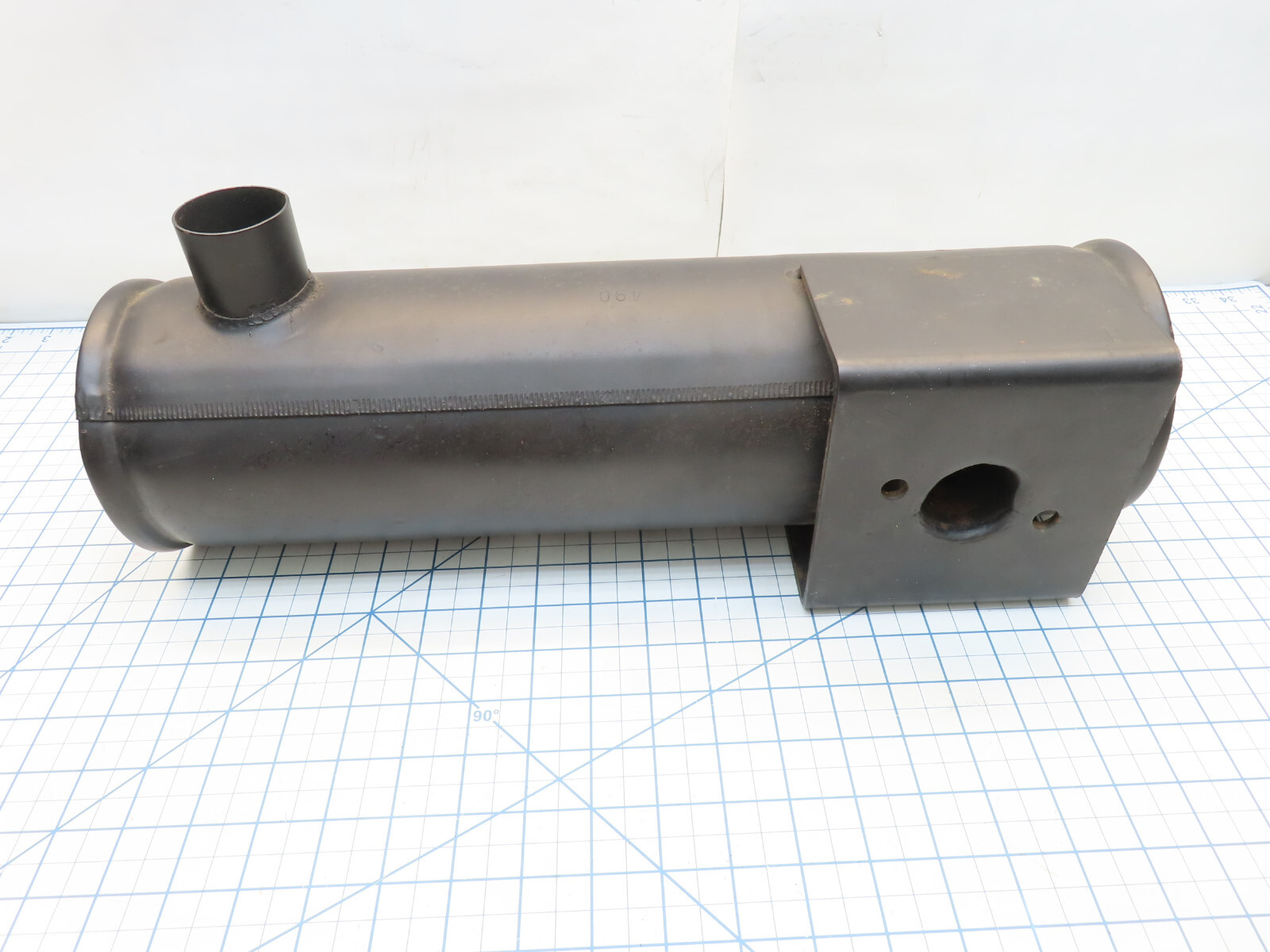 Small Engine Muffler 17-1/2" Long 5" OD 1.5" ID in out No Part Number ...