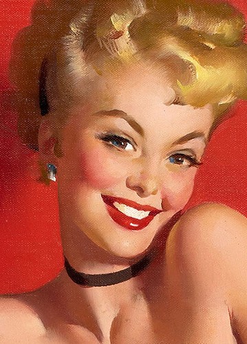 Elvgren 1953 PinUp Girl "Fascinating Figure" Nude Model Poster - 20x30 ...