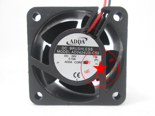 1pc ADDA AD0424UB-C50 24V 0.10A 4020 4CM cooling fan | eBay