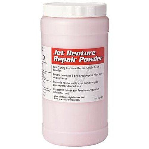 Lang Jet Denture Repair Acrylic - 1 Lb. Powder Only, Pink, Self Cure ...
