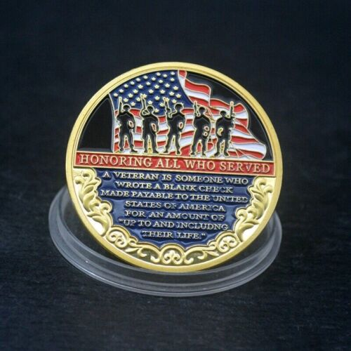 10 Thank You for Your Service Military Veteran gifts Challenge Coins ...